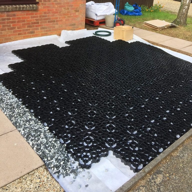 12m² Gravel Driveway Created Using X-Grid Driveway Grids