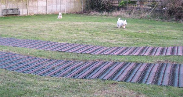 Creating A Grass Parking Space For A Motorhome Using TurfMesh