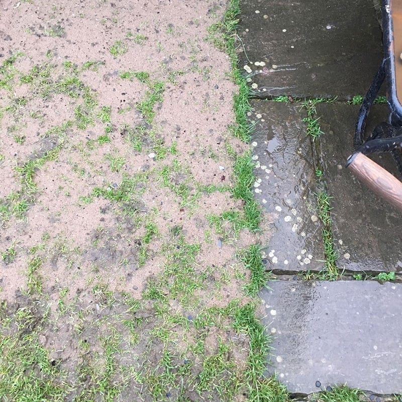 Rubber Grass Mats Installed On A Back Garden Matsgrids Blogs